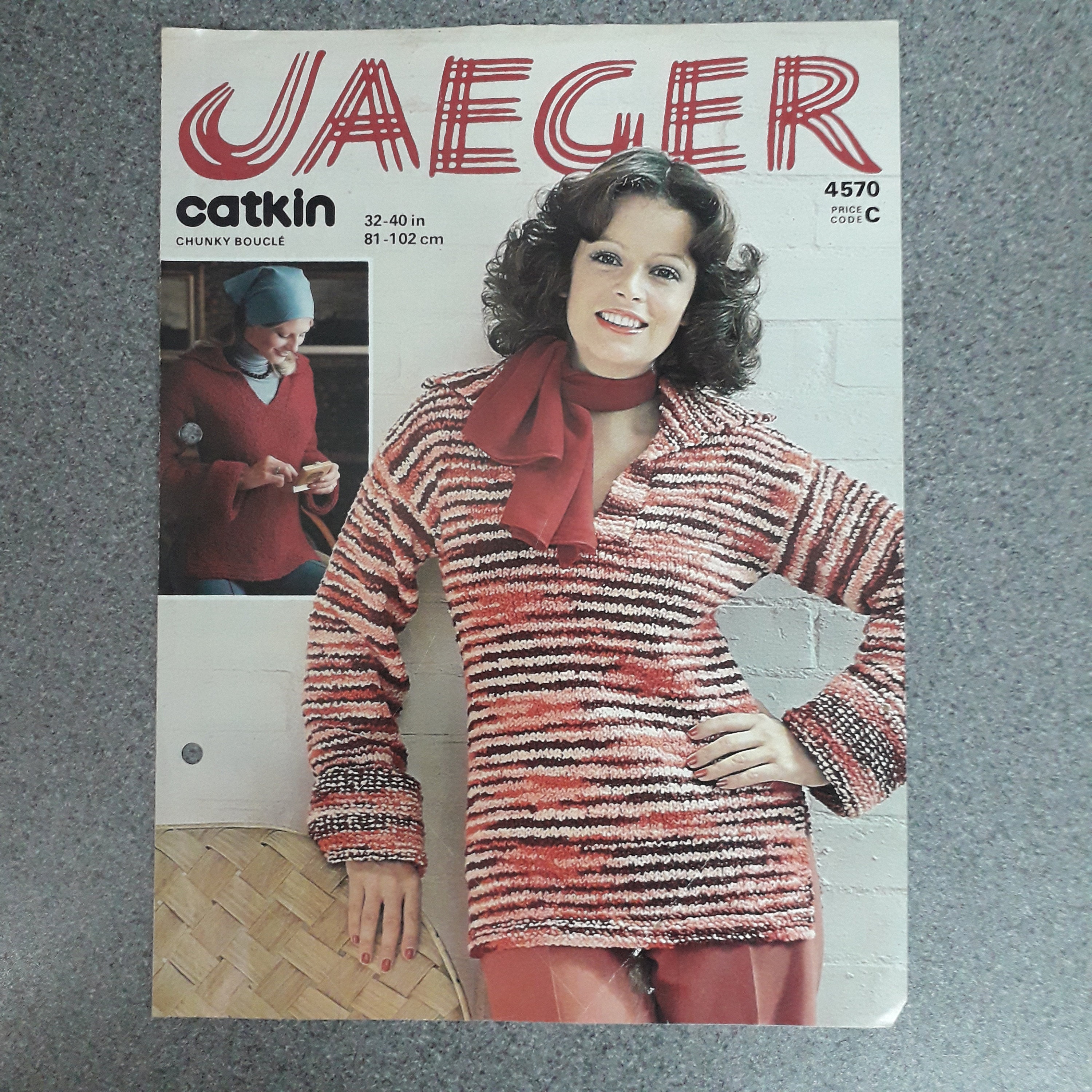 Five Vintage Jaeger Knitting Patterns for Adults and Children - Etsy