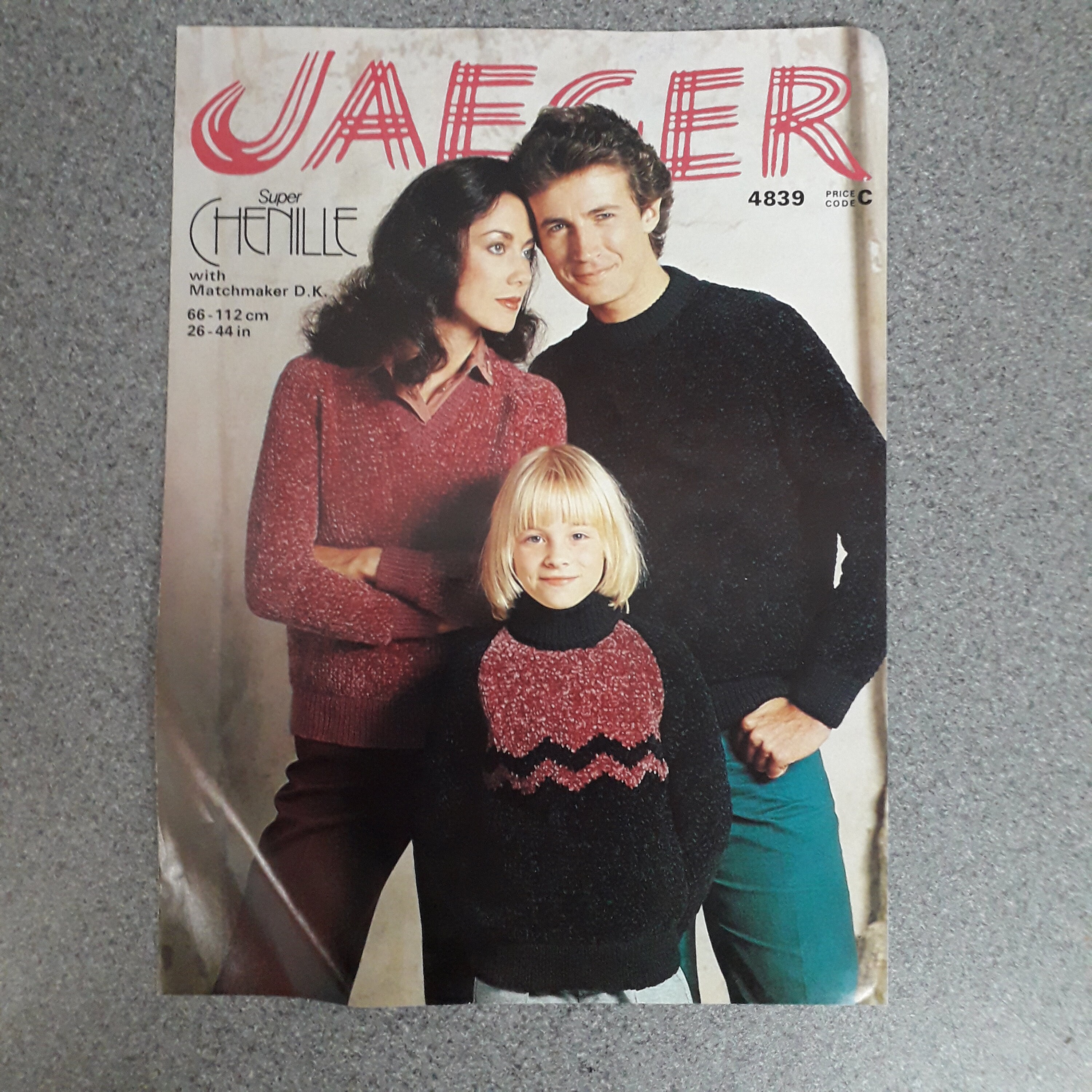 Five Vintage Jaeger Knitting Patterns for Adults and Children - Etsy
