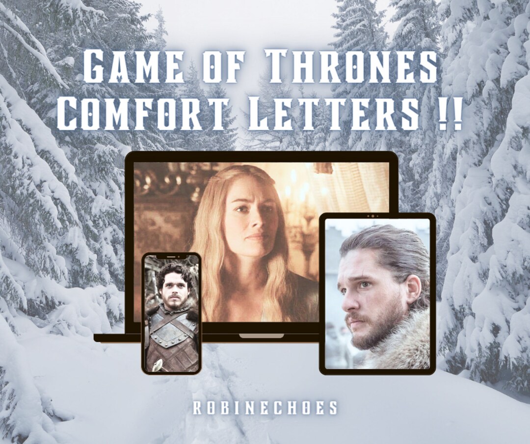 Game of Thrones: Comfort Letters - Etsy