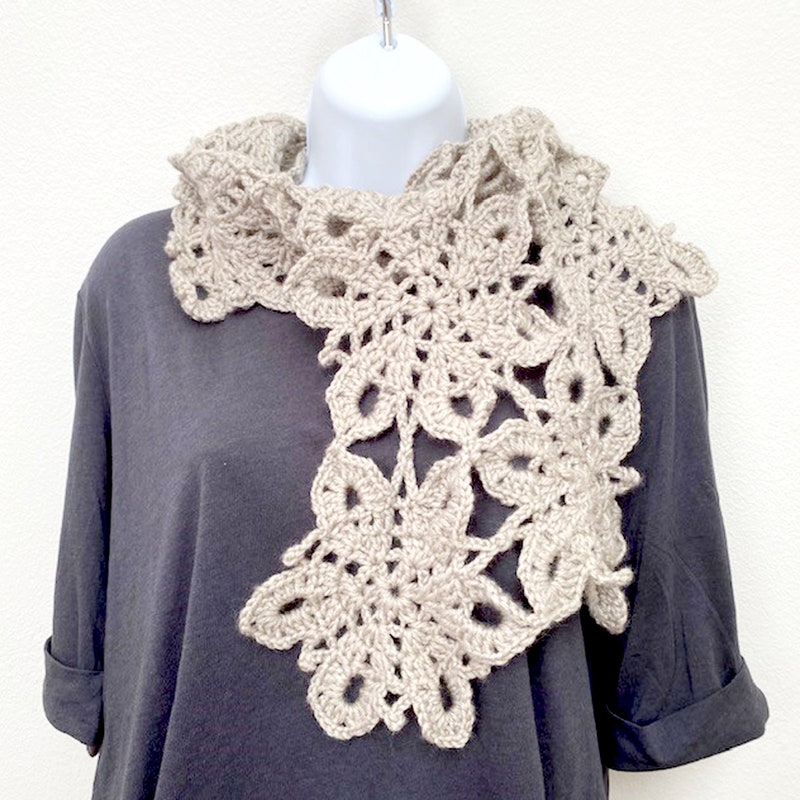 Snowflake Scarf - Etsy