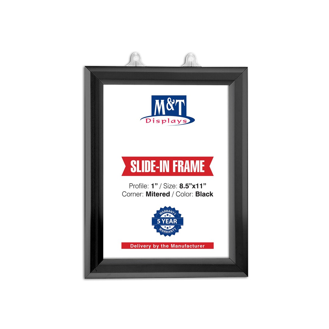 Double Sided Slide in Frame 8.5x11 Inch Poster Holder 1 - Etsy