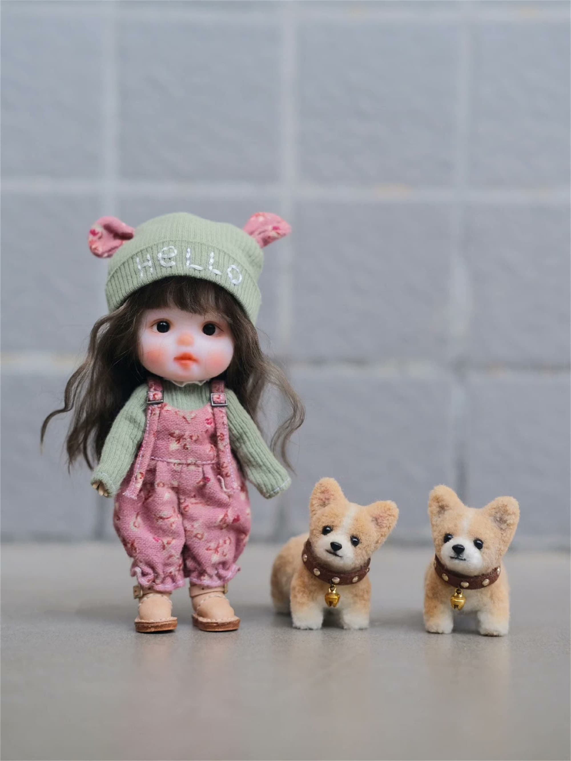 Micro Corgi Doll,corky Ragdoll Prop Pet Dog,crochet Dog,plush Dogs ...