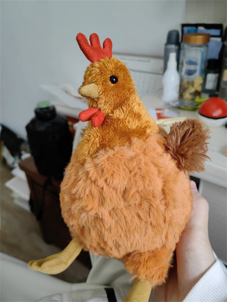 Realistic Chicken Plush Doll,crochet Cute Simulation Chickens Dolls ...
