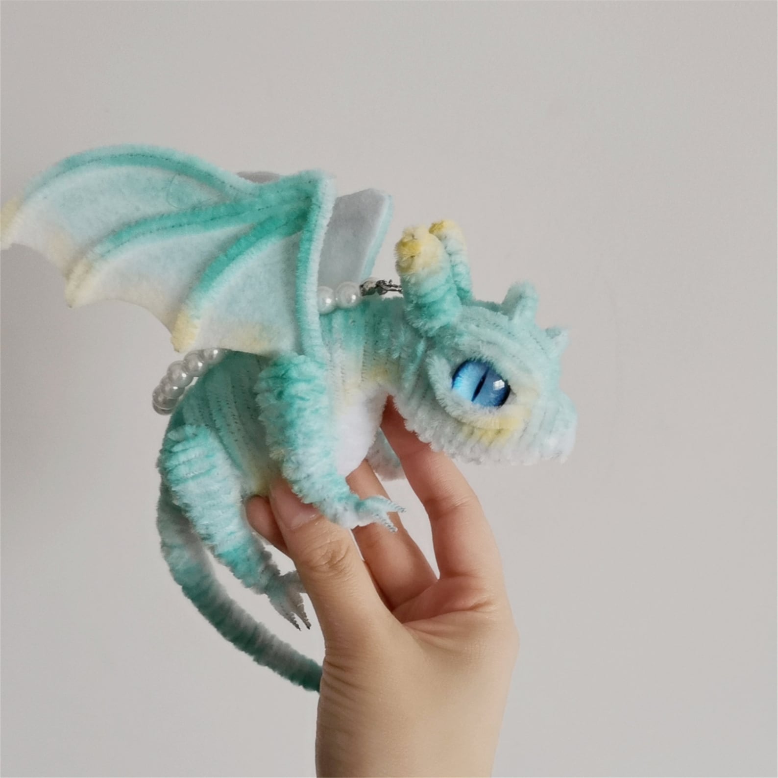 Mini Cute Dragon Doll Furry Pet Ragdoll Pendants,custom Plush Dragon ...