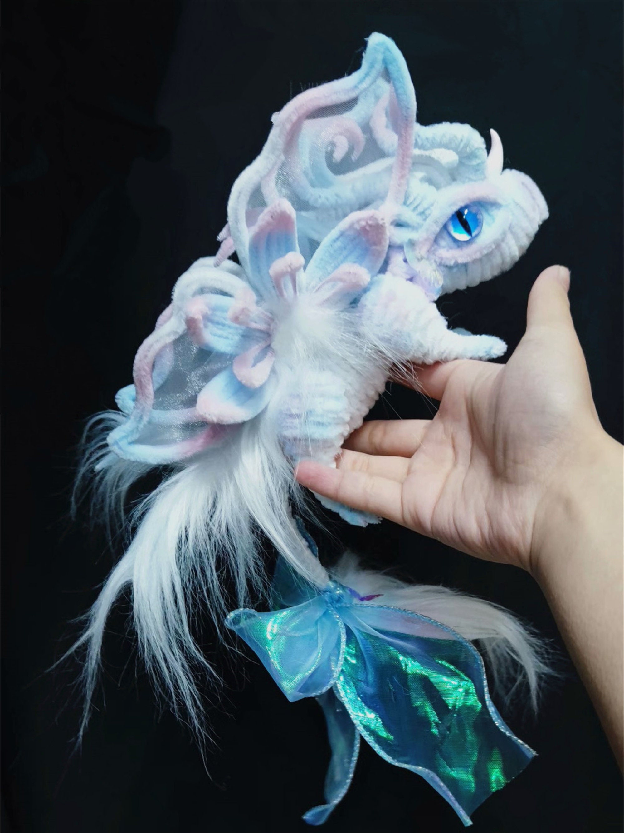 Rainbow Dragon Dolls,plush Dragon Toys,handmade Fantasy Creature ...