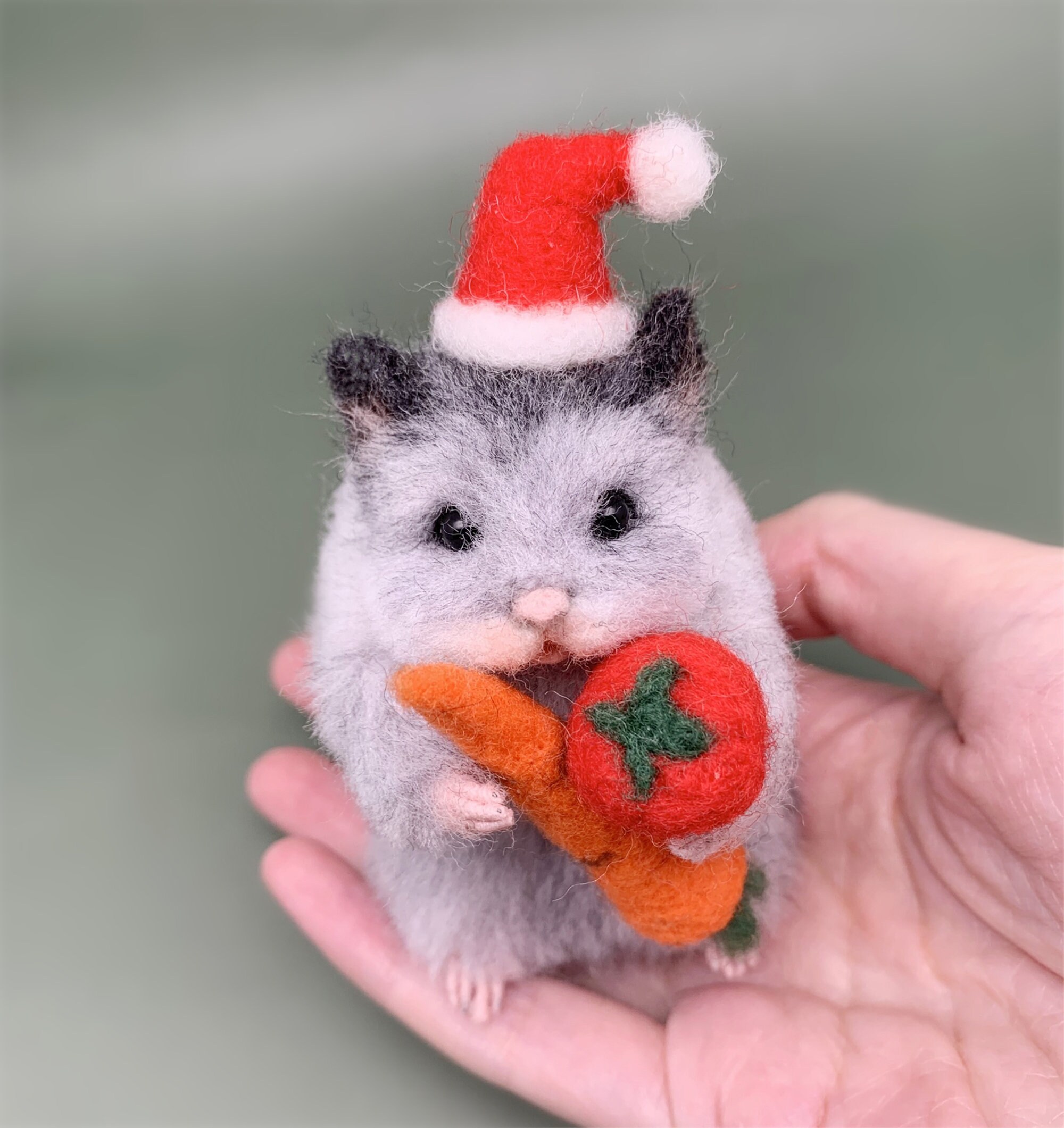 Hamster Plush Doll,felt Mice,realistic Fantasy Creature Doll Ornament ...