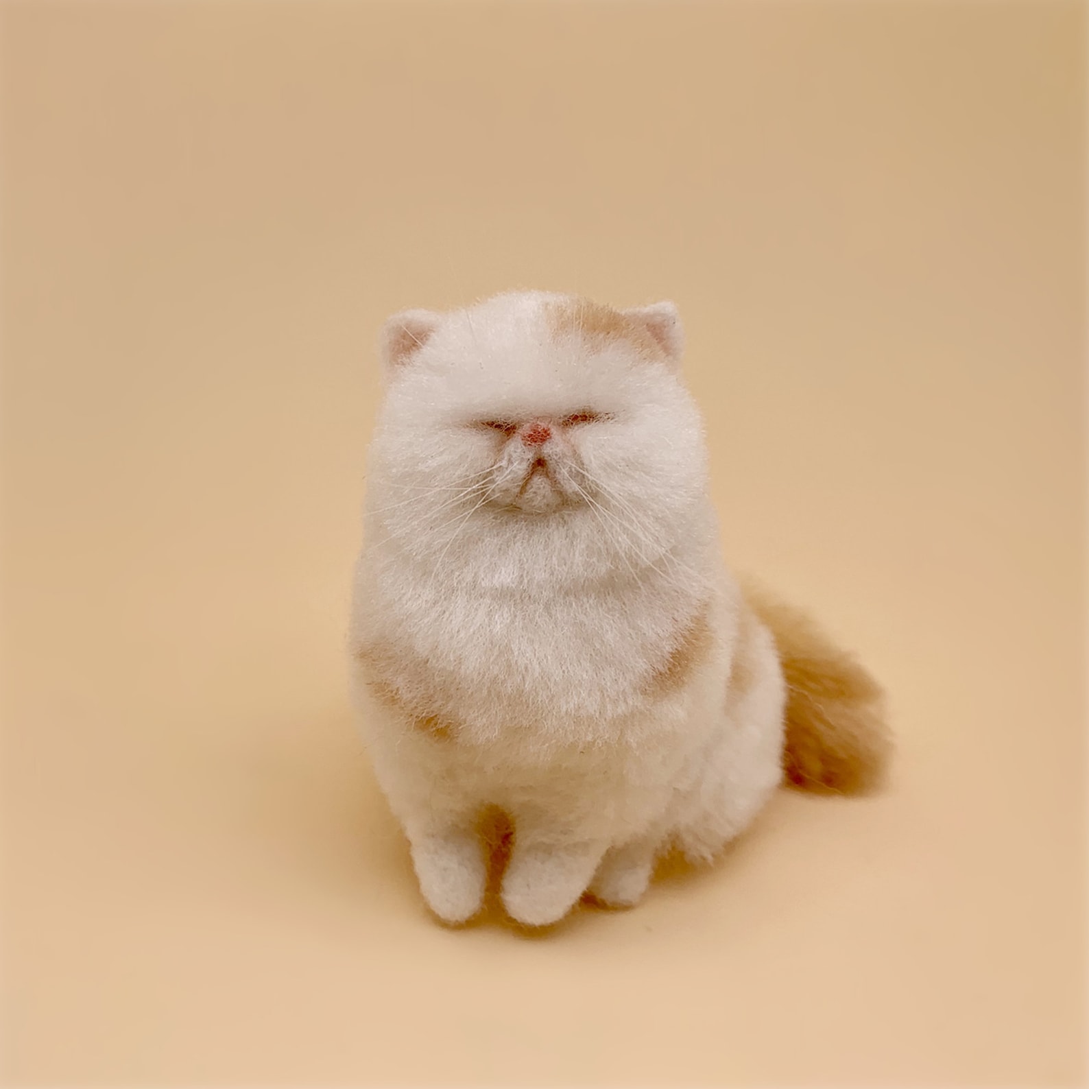 Chubby Cat Doll,cute Felt Cat Ragdoll,crochet Cat,plush Cats ...