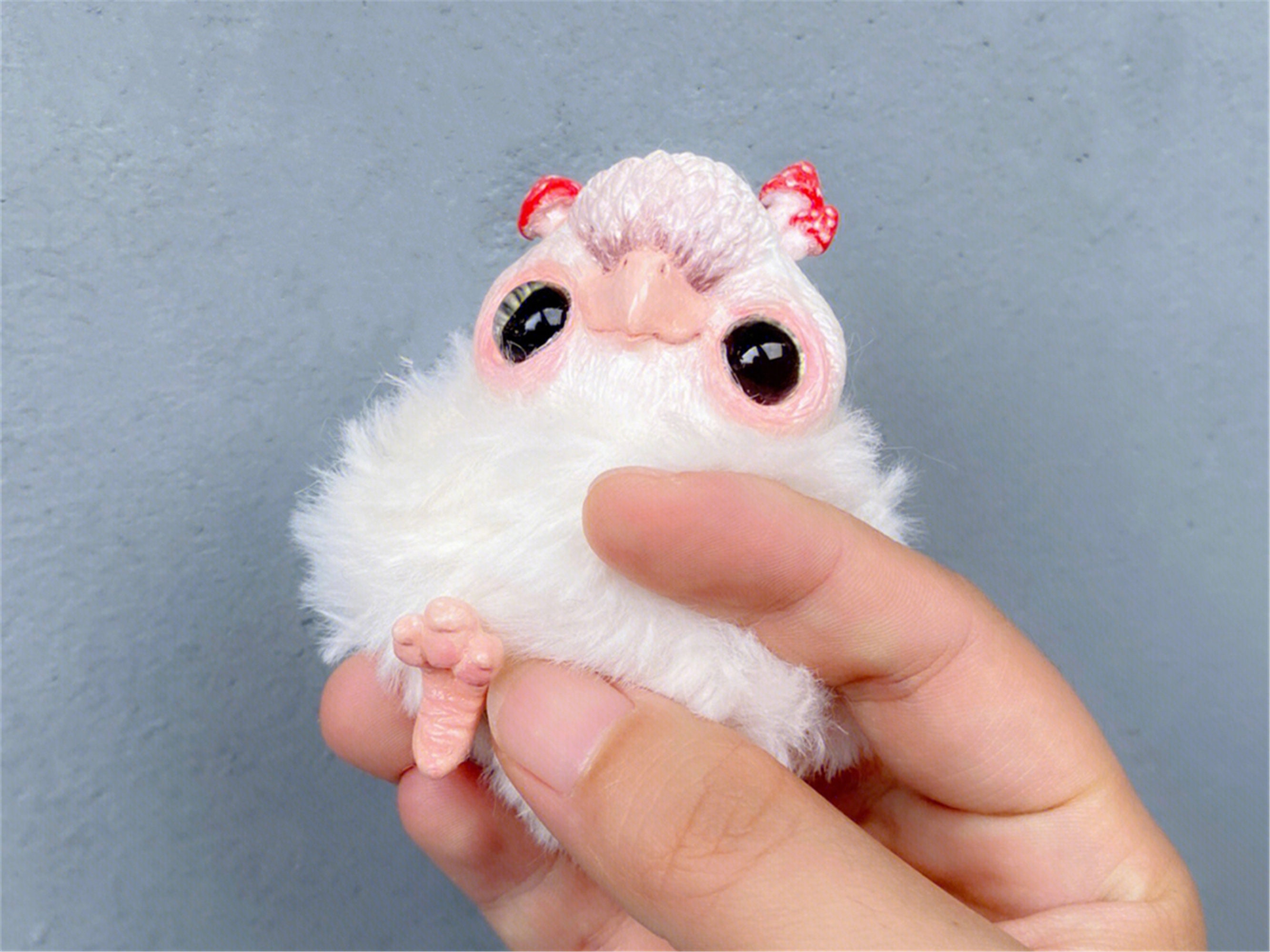 Owl Dolls,pink Animal Toy,handmade Bird of Minerva Fantasy Creature ...