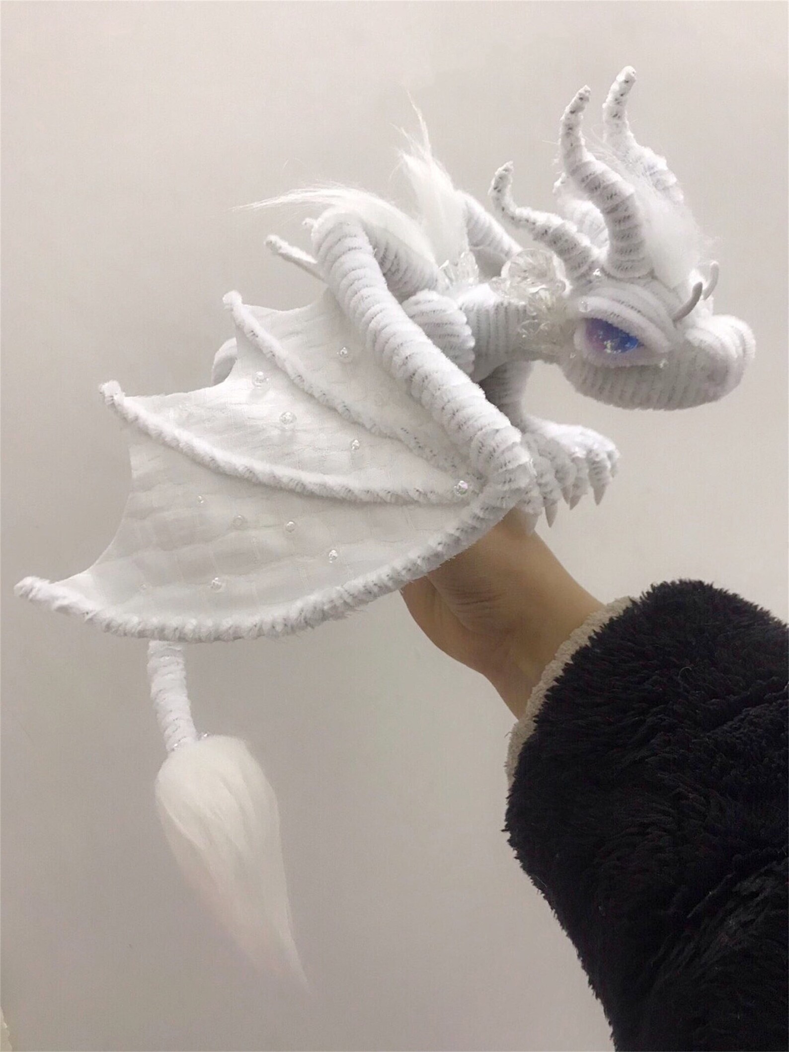 Diamond Dragon Doll Toys,custom Dragon Plush Toy Realistic Fantasy ...