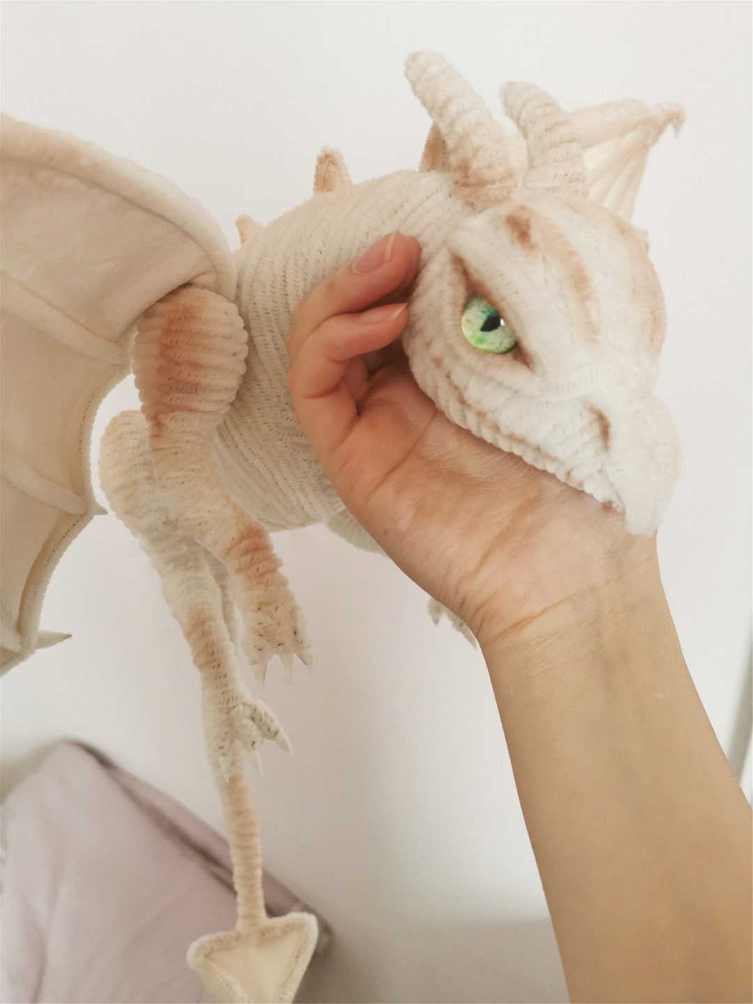 Brown Art Dragon Doll Furry Pet,custom Plush Dragon Toys,personalized ...