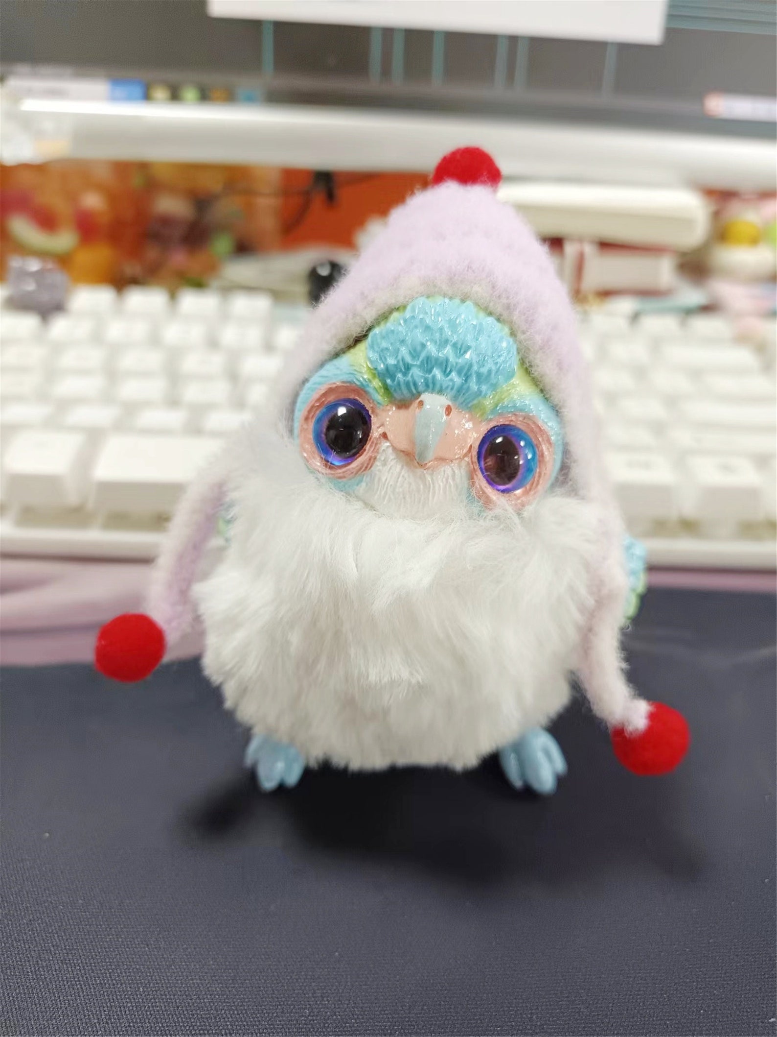 Owl Dolls,pink Animal Toy,handmade Bird of Minerva Fantasy Creature ...