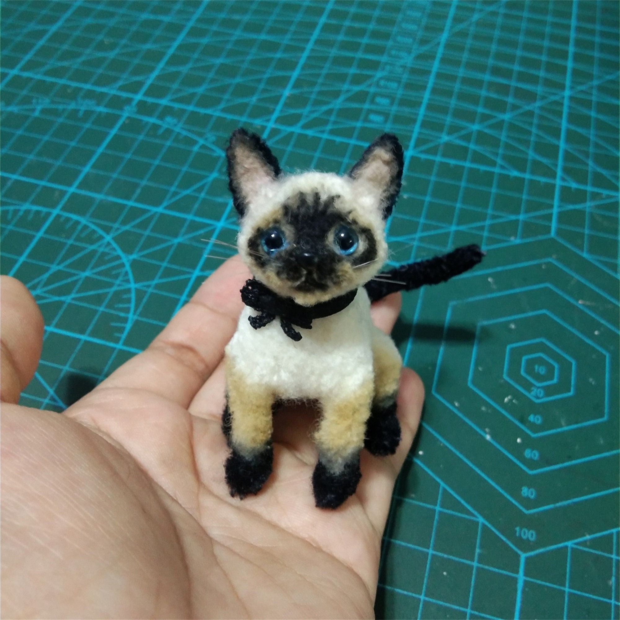 Micro Cat Dolls,white Devon Rex Dolls,cute Ragdoll Cat Doll,siamese Toy ...