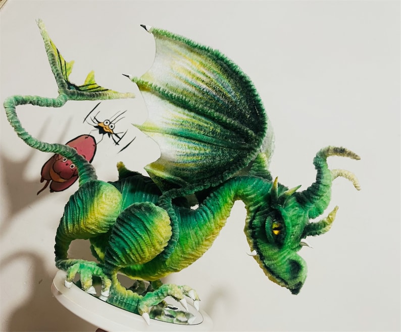 Atlantis Dragon Dollscustom Plush Dragon Toyspersonalized - Etsy