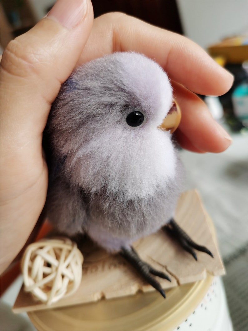 Felted Lovebird Doll,felted Parrot Ragdoll,crochet Plush Parrot Gifts ...