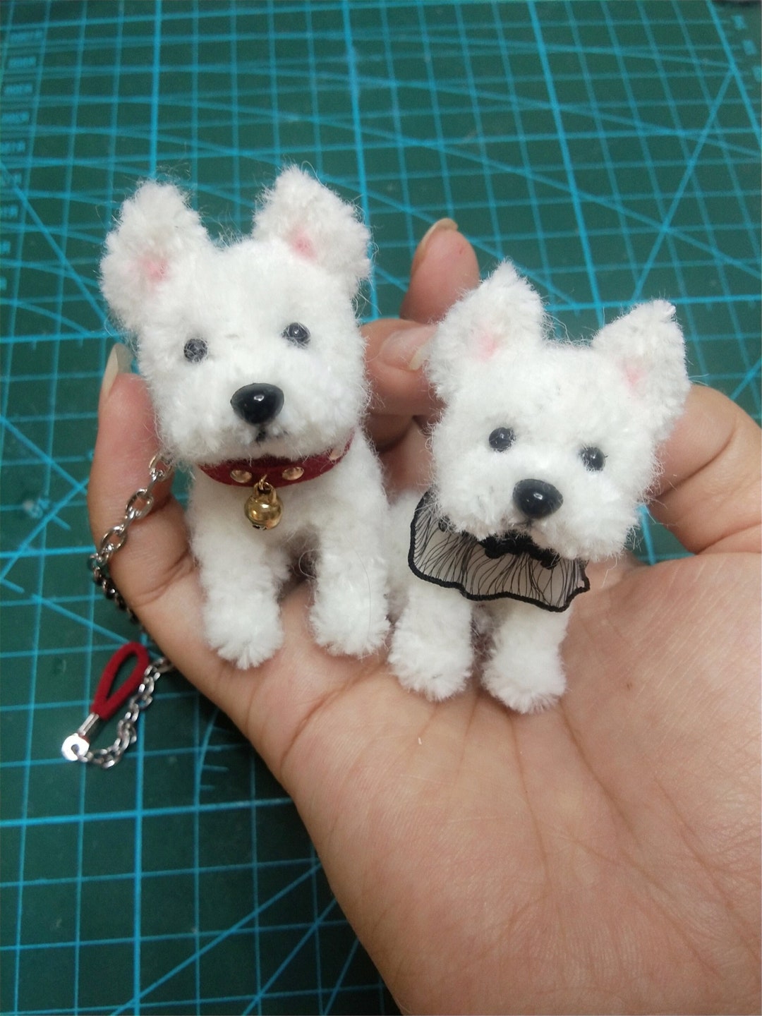 West Highland White Terrier,miniature Pet Dog,felt Poodle Ragdoll,doll ...
