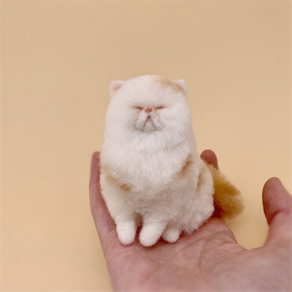 Chubby Cat Doll,cute Felt Cat Ragdoll,crochet Cat,plush Cats ...