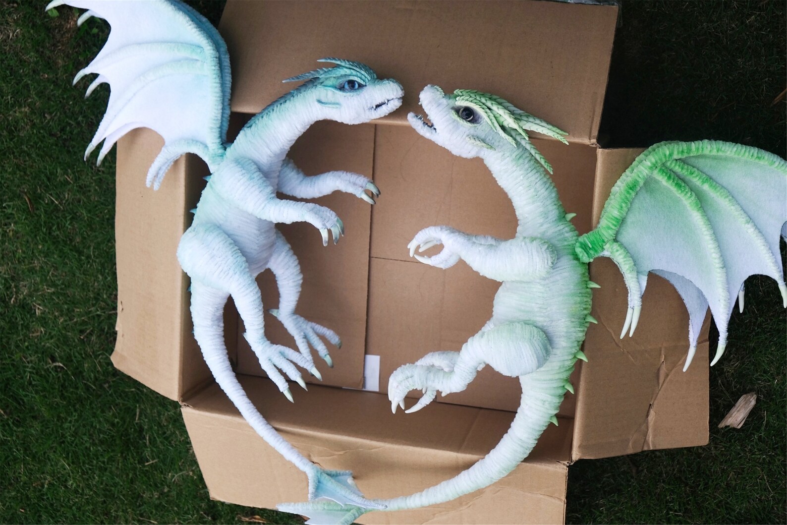 Teal Dragon Doll Decorcustom Plush Dragon Toypersonalized - Etsy