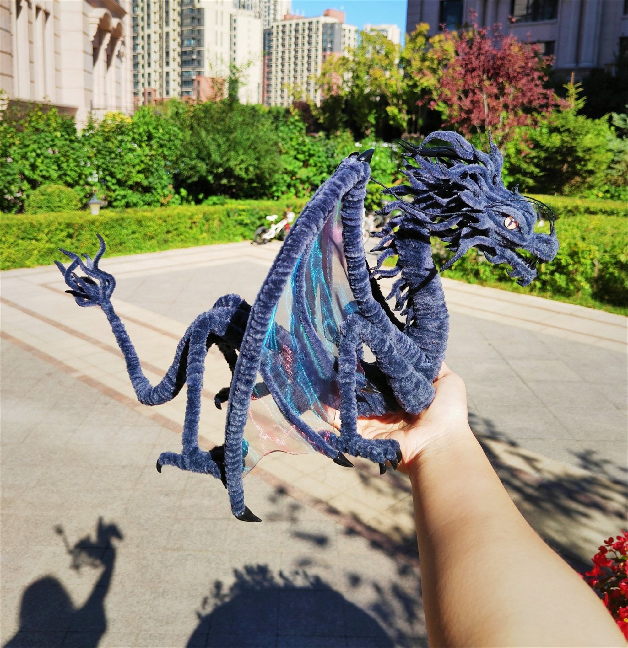 Sky Dragon Plush Doll Furry,custom Angel Plush Dragon Toy,personalized ...