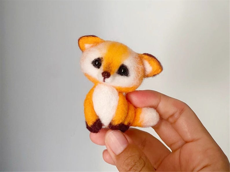 Fox Stuffed Animal Doll,crochet Fox Soft Toys,plush Fox Ragdolls,felt ...