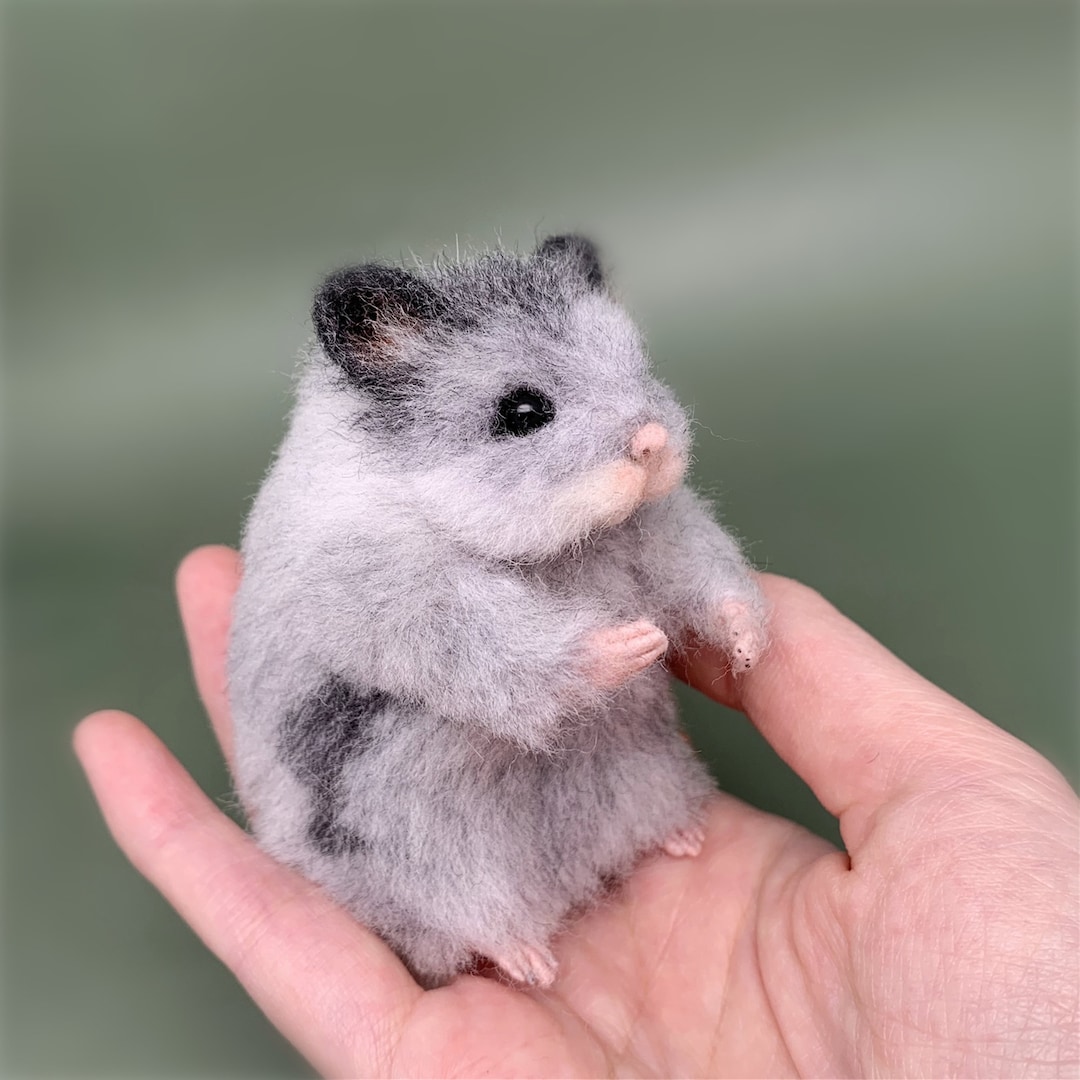 Hamster Plush Doll,felt Mice,realistic Fantasy Creature Doll Ornament ...