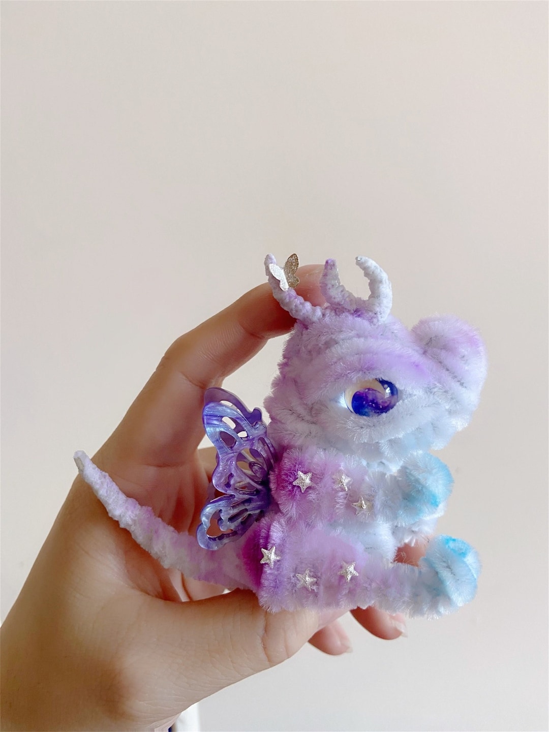 Dazzle Dragon Plush Doll,purple Plushie Dragons,christmas Plush Dragon ...