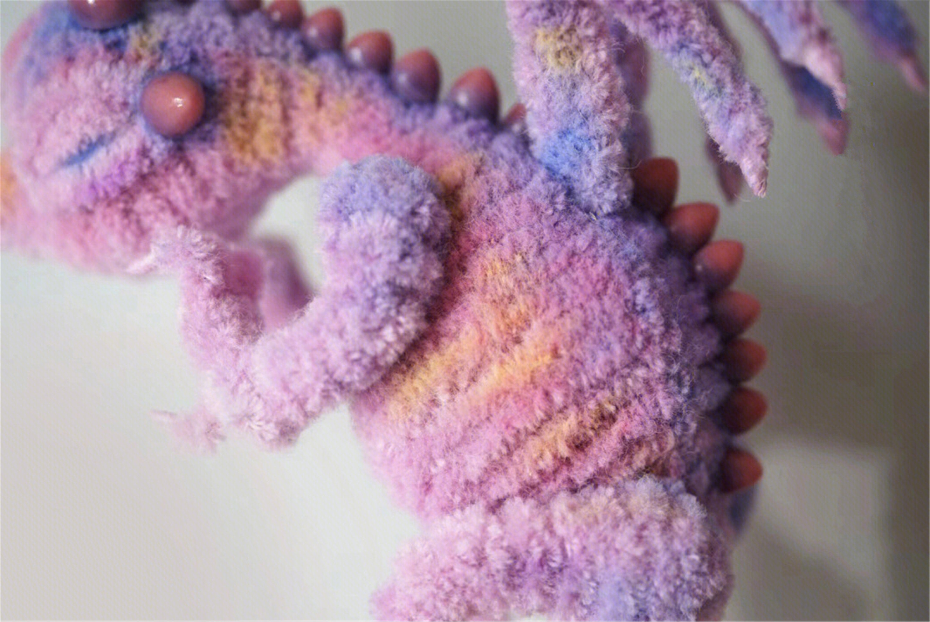 Sleepy Dragon Plush Doll,teacup Mini Babe Dragon,pink Fluffy Dragon ...