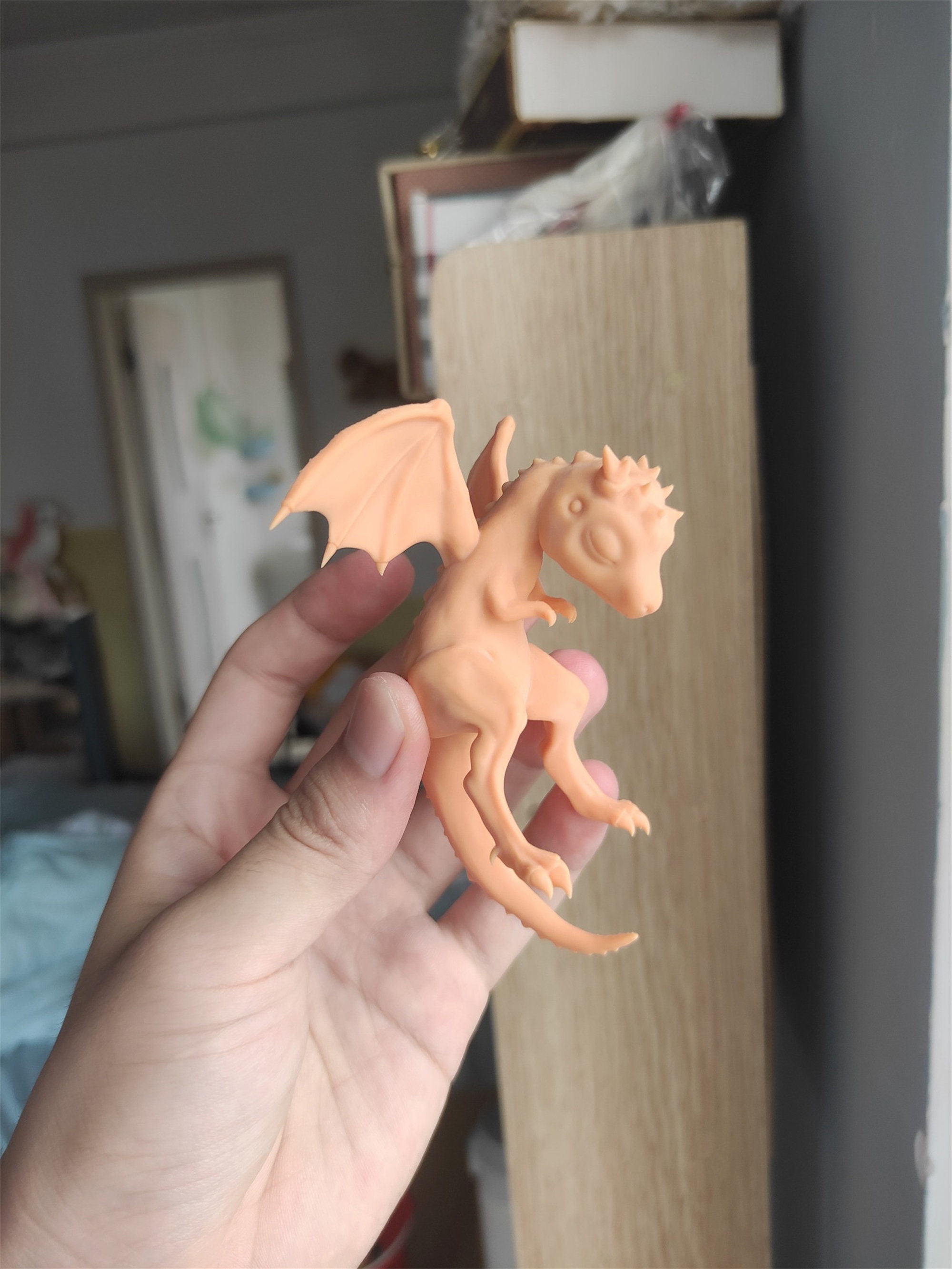 Dragon Babe Miniature Sleepy Dragon Toyteacup Mini Baby - Etsy