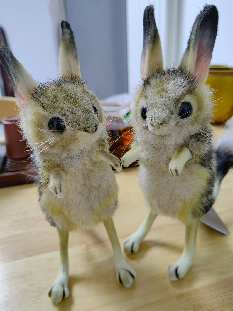 Realistic Dipodidae Plush Doll,crochet Cute Simulation Allactaga Elater ...