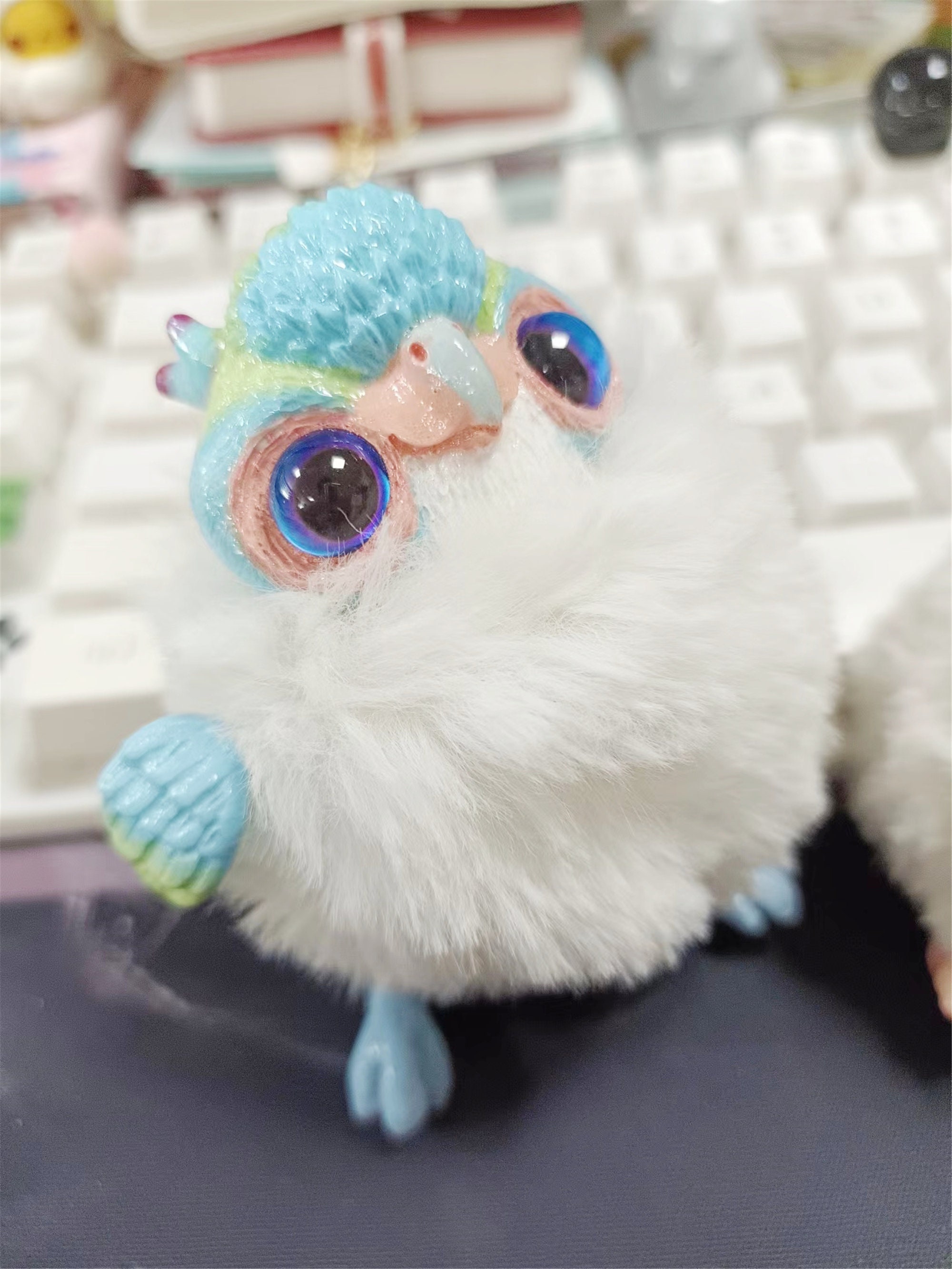 Owl Dolls,pink Animal Toy,handmade Bird of Minerva Fantasy Creature ...