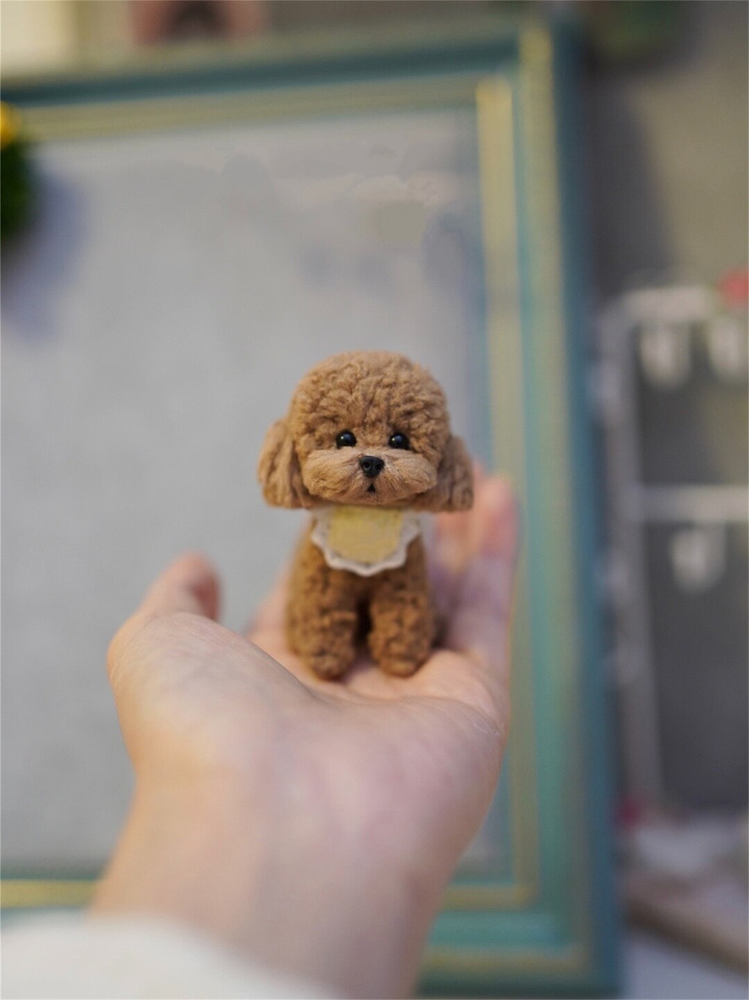 Miniature Brown Teddy Dog Toy,standard Schnauzer Pet Dogs,poodle ...