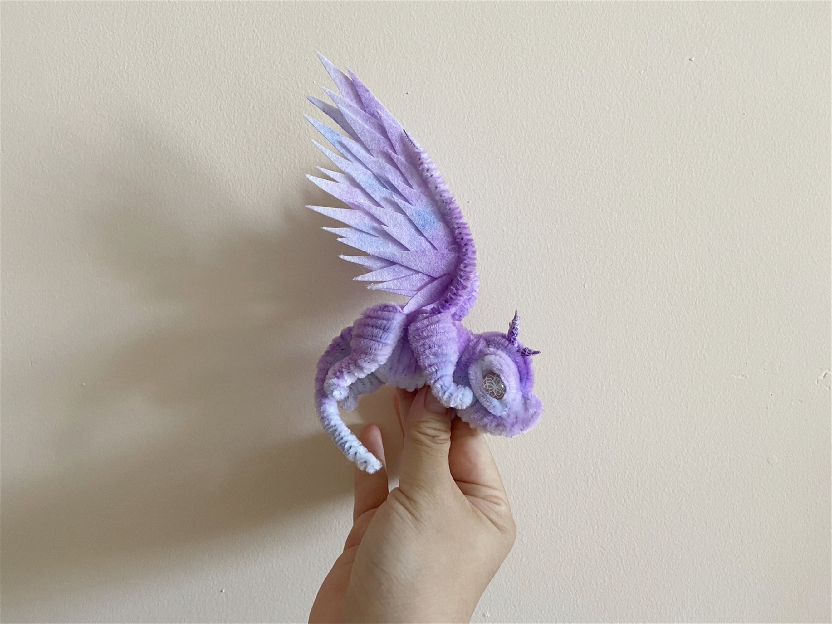Rainbow Dragon Dolls,plush Dragon Toys,handmade Fantasy Creature,realistic Fantasy Creature ...