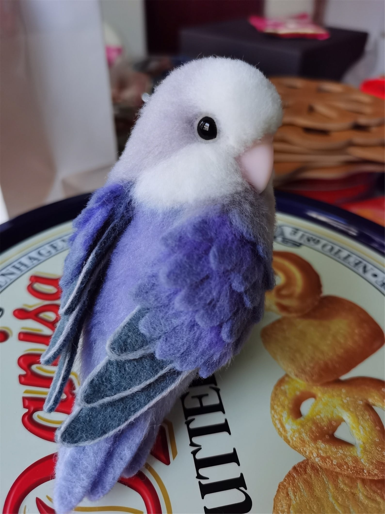 Felted Lovebird Doll,felted Parrot Ragdoll,crochet Plush Parrot Gifts ...