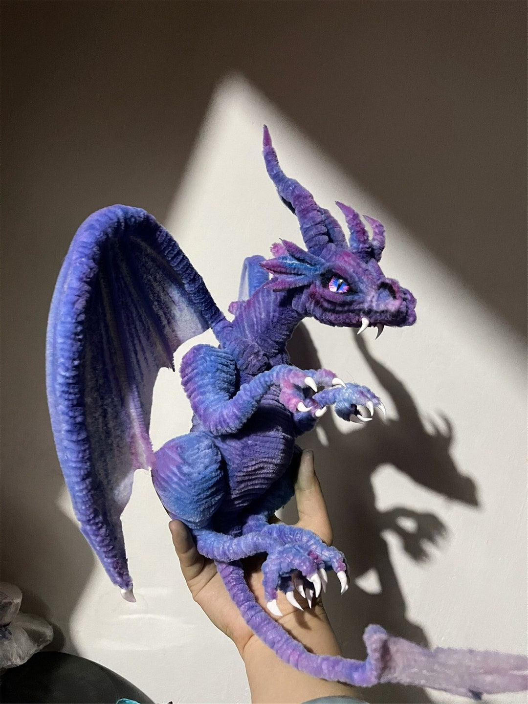Purple Demon Dragon,evil Dragon Dolls,custom Plush Dragon,personalized ...