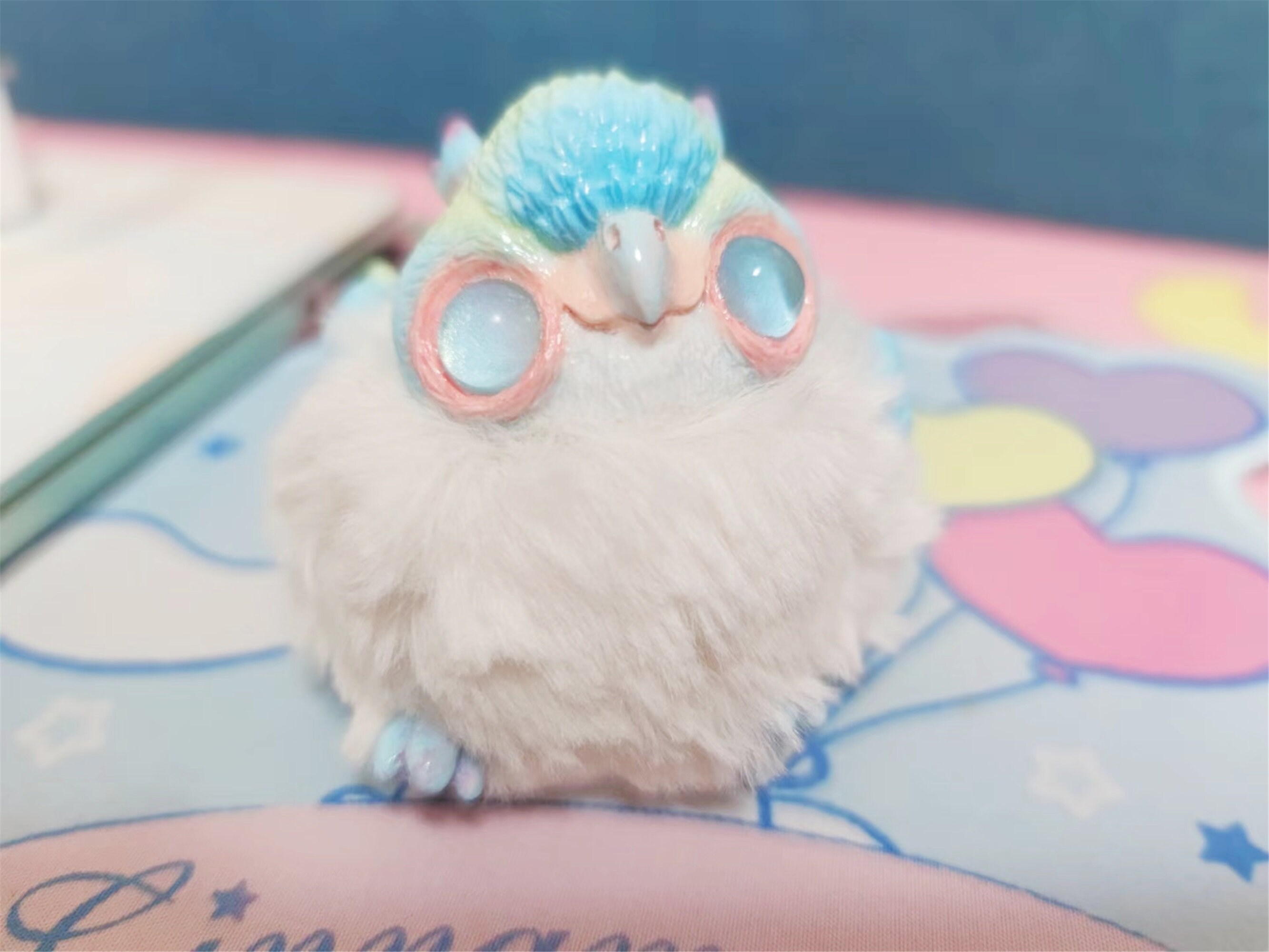 Owl Dolls,pink Animal Toy,handmade Bird of Minerva Fantasy Creature ...