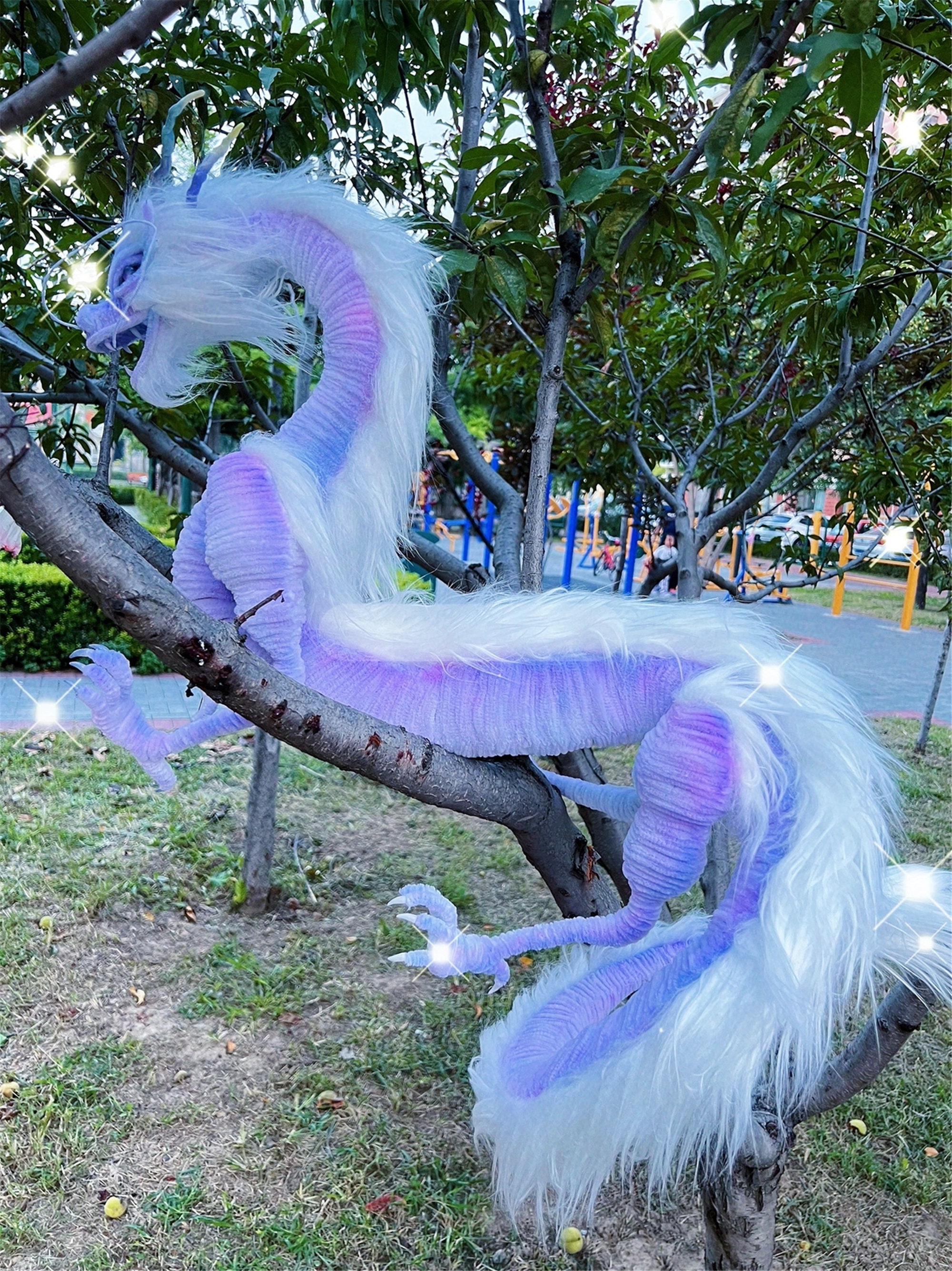 Blue Dragon Doll,custom Purple Plush Dragon Toy,personalized Realistic ...