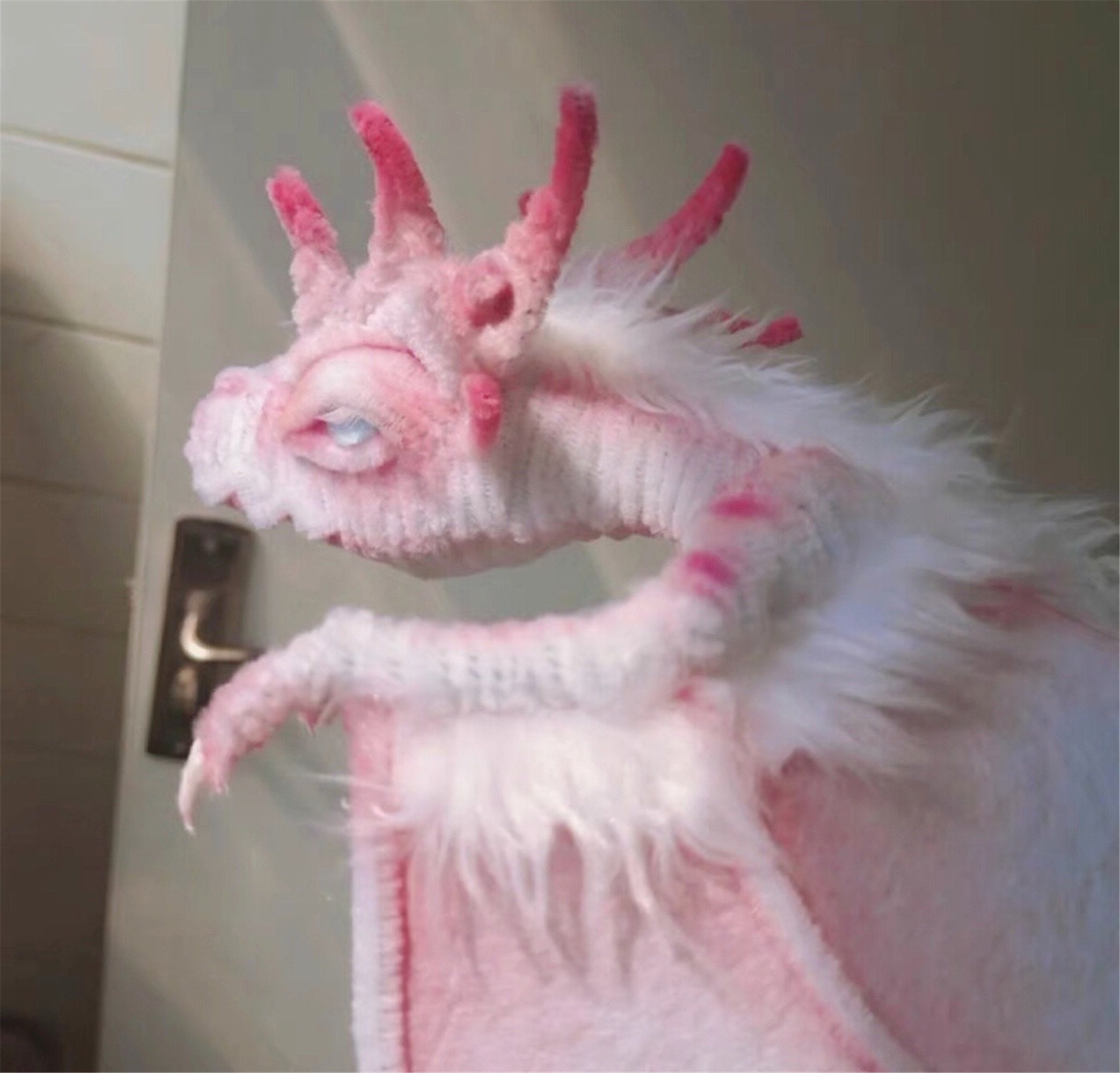 Blue Dragon Doll,custom Pink Plush Dragon Toy,personalized Realistic ...