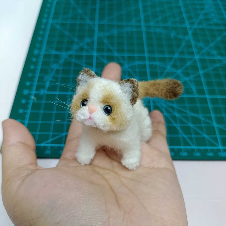Micro Cat Dolls,white Devon Rex Dolls,cute Ragdoll Cat Doll,siamese Toy ...