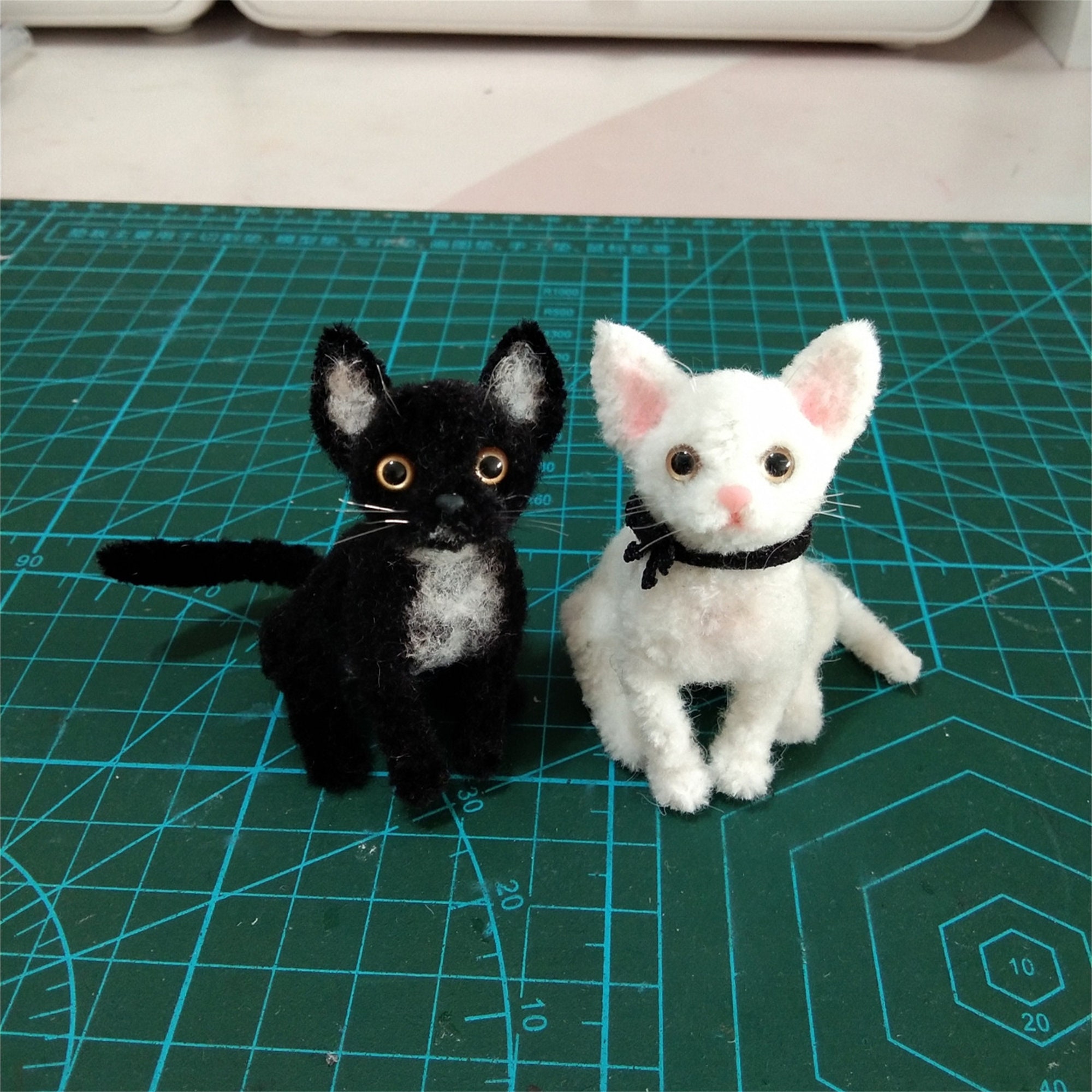 Micro Cat Dolls,white Devon Rex Dolls,cute Ragdoll Cat Doll,siamese Toy ...