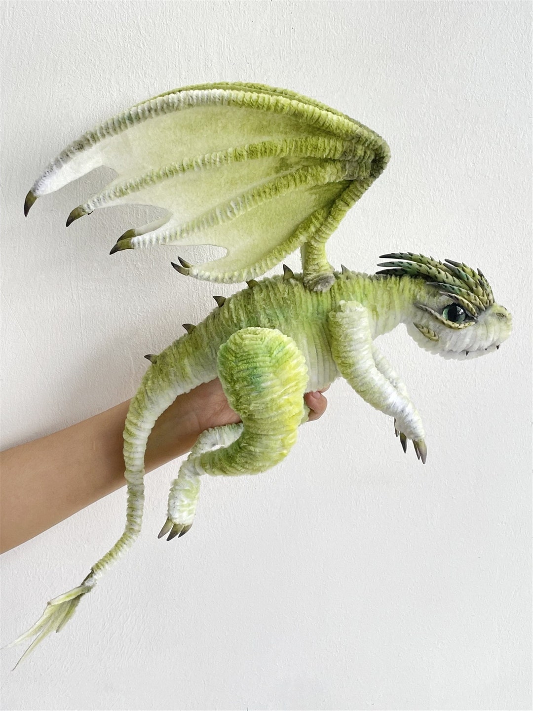 Emerald Dragon Doll,custom Plush Dragon Toy,personalized Realistic ...