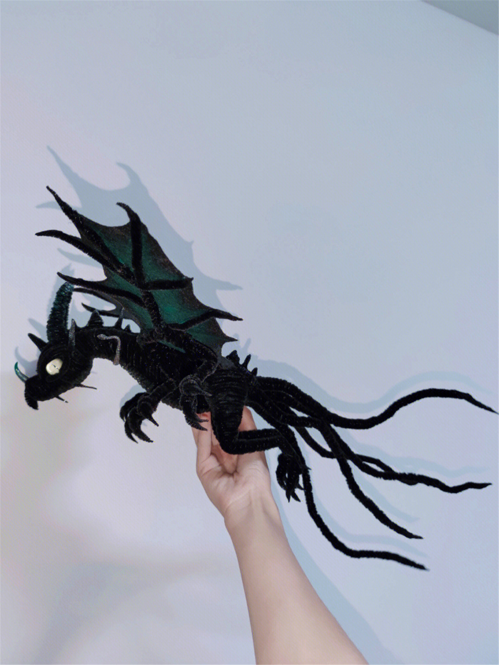 Black Dragon of Hell Demon Dragon Doll Toys,custom Dragon Plush ...
