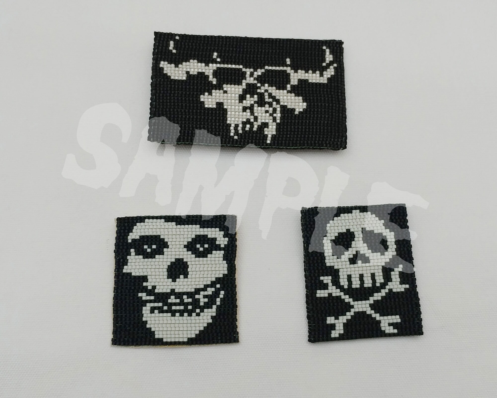Beaded Danzig Skull Patch Misfits Samhain - Etsy