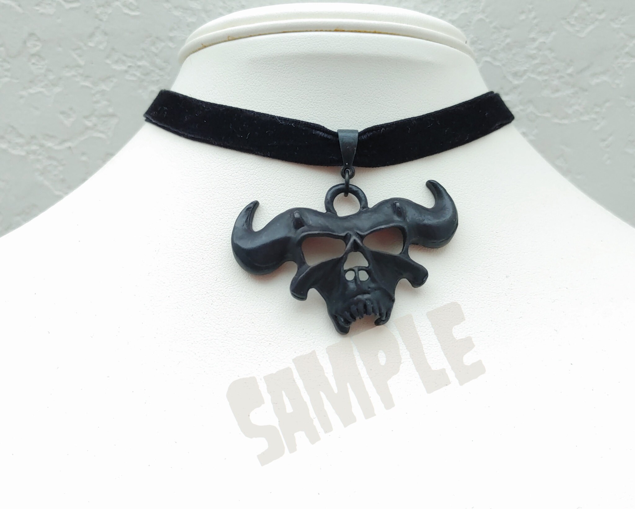 Danzig Skull Pendant Antiqued Silver Skull on Ball Chain - Etsy
