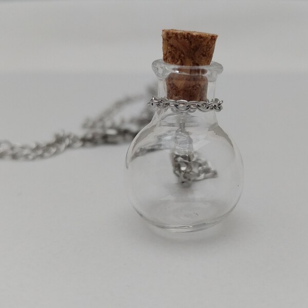 Mini Bottle Necklace - Etsy