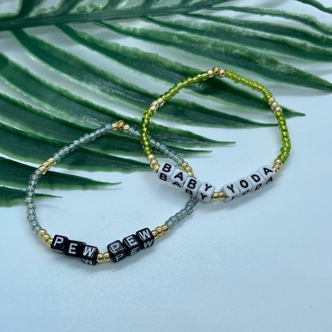 Mandalorian & Star Wars - Beaded Bracelets - Etsy