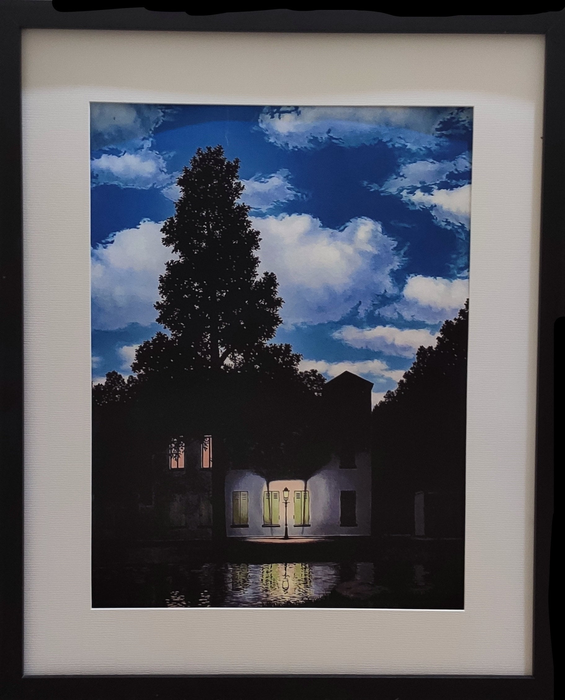 Rene Magritte Empire of Light A3 Canvas Digital LED Light up Print ...