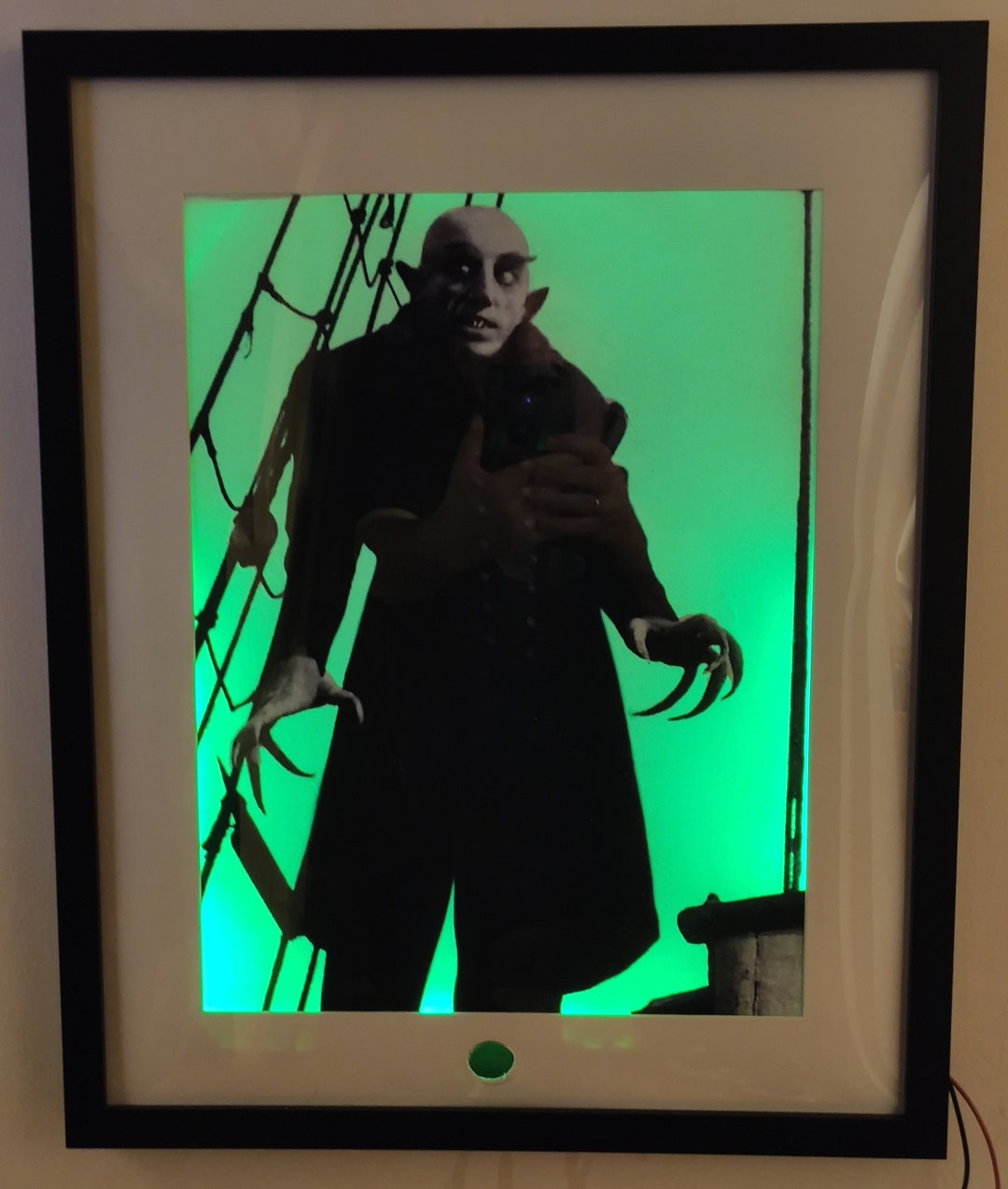 Nosferatu Framed Canvas Print LED Light up Motion Sensor Activated - Etsy
