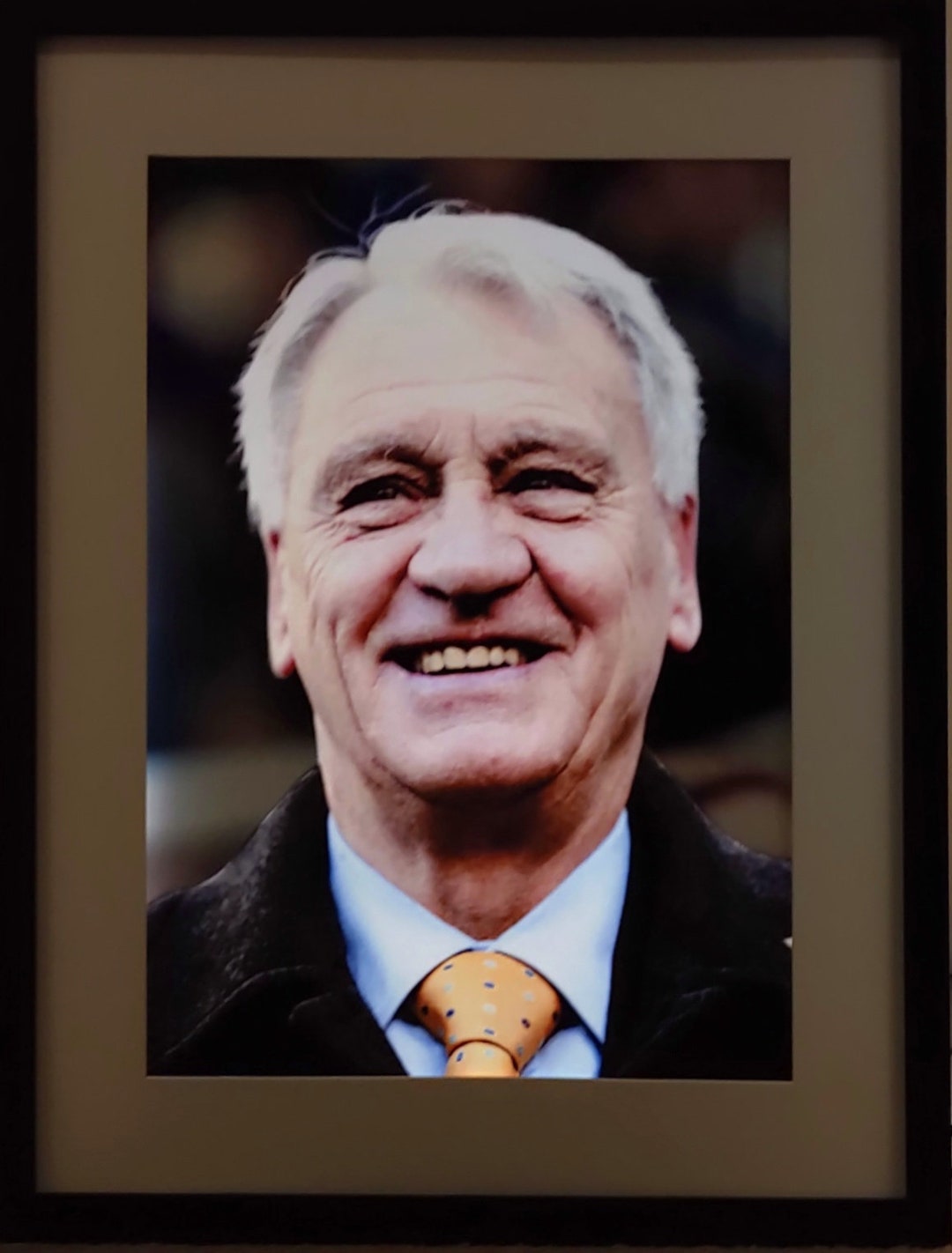 Sir Bobby Robson Smile A3 Canvas Digital LED Light up Print - Etsy UK