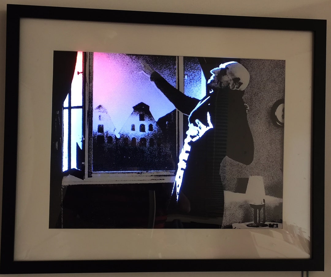 Nosferatu Daylight Framed Canvas Print LED Light up Motion - Etsy