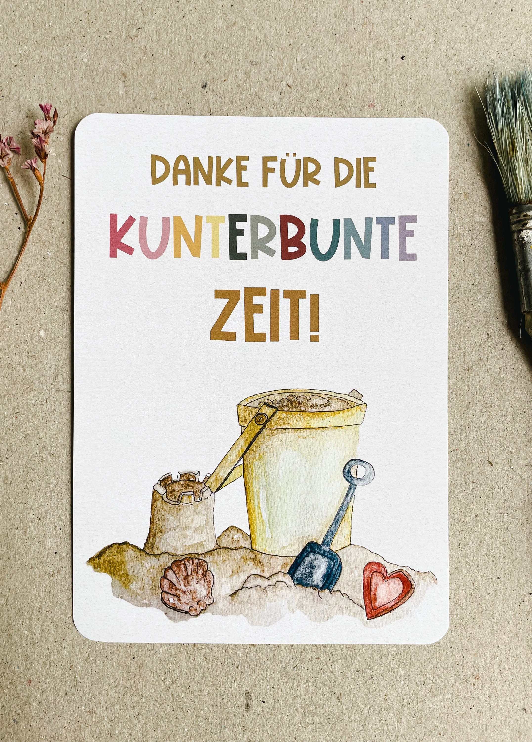 Danke Fur Die Kunterbunte Zeit