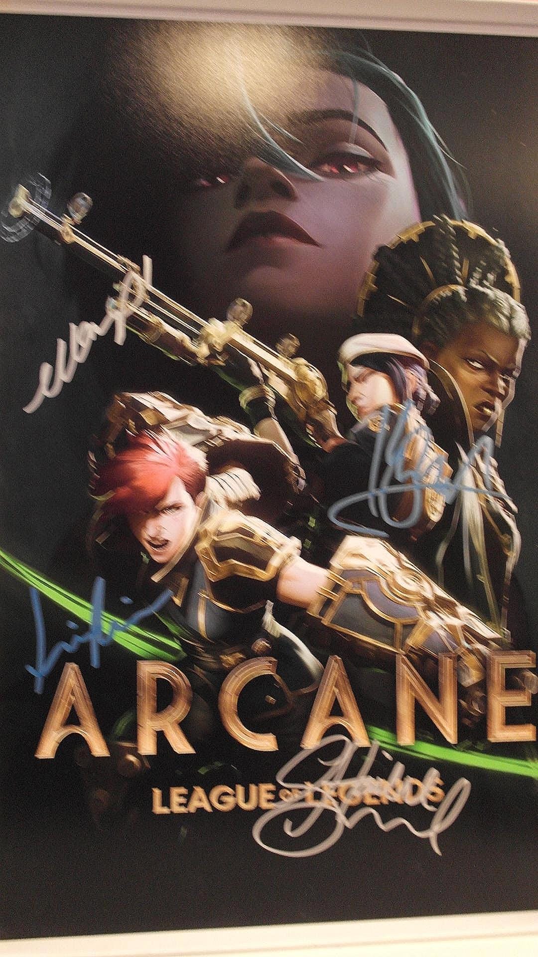 Signed Poster - 11x17 - Arcane - Hailee Steinfeld, Kevin Alejandro ...